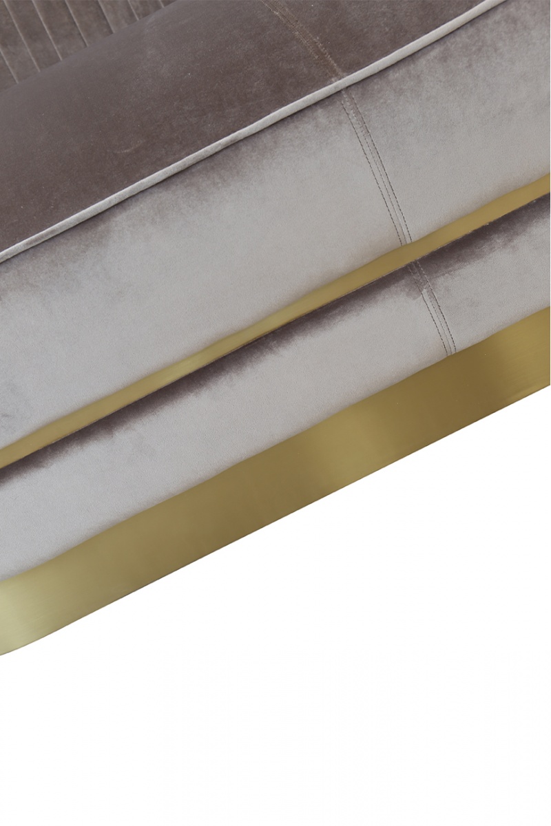 87YY-1890-2 BRN Диван двухместный велюр серо-коричн. 156*91*83см купить ...